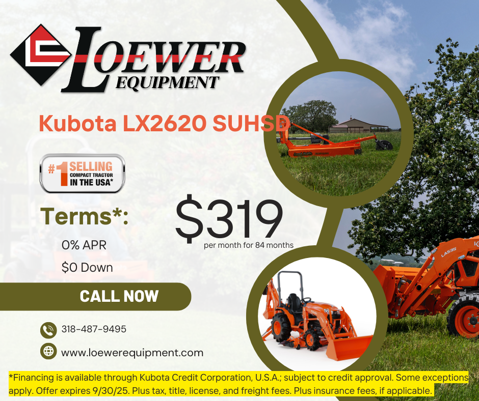 New Kubota LX2620 SUHSD Tractors - Loewer Equipment